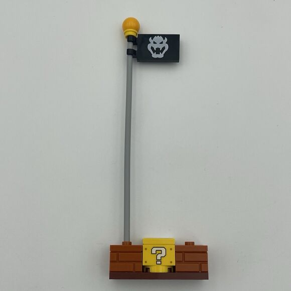 Lego | Other | Lego Super Mario Adventures Black Bowser Finish Flag ...
